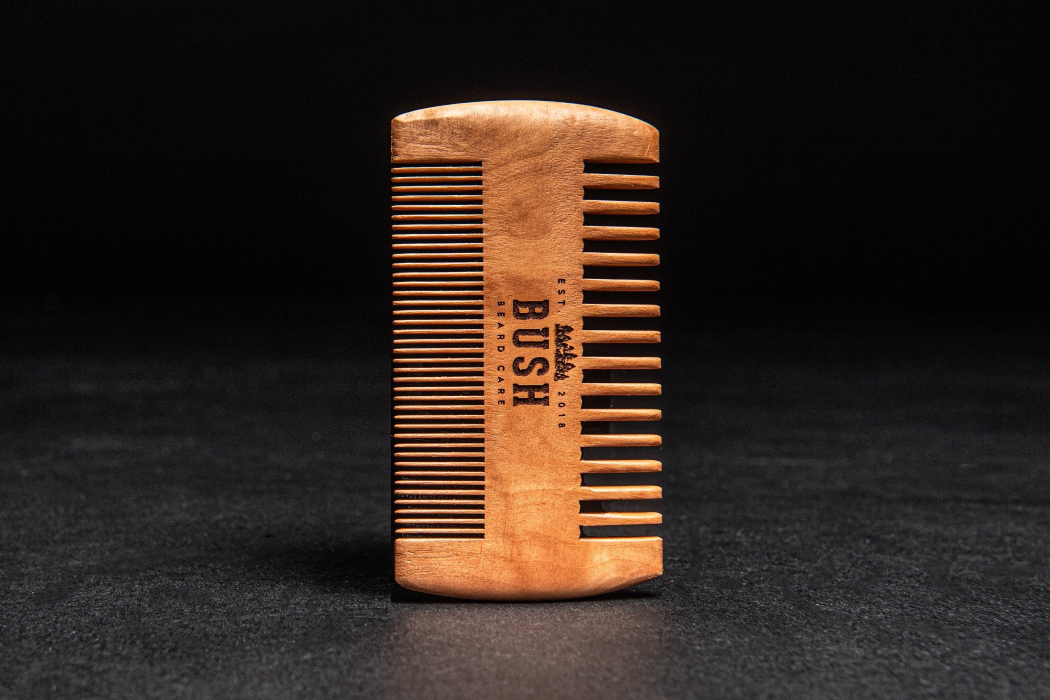 Wooden Beard Comb | BUSH Beard | Canadian Beard Care